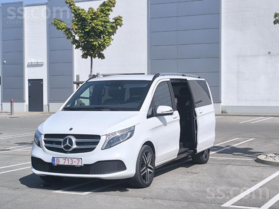 White Mercedes-Benz Vito V220 2022 in Riga, with an engine capacity of 2.00 L and mileage of 103 thousand km for 44900 €, photo 4 on AUTOMOTO.COM.LV