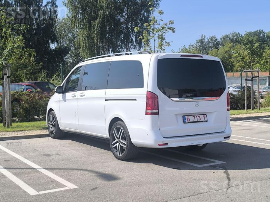 White Mercedes-Benz Vito V220 2022 in Riga, with an engine capacity of 2.00 L and mileage of 103 thousand km for 44900 €, photo 7 on AUTOMOTO.COM.LV
