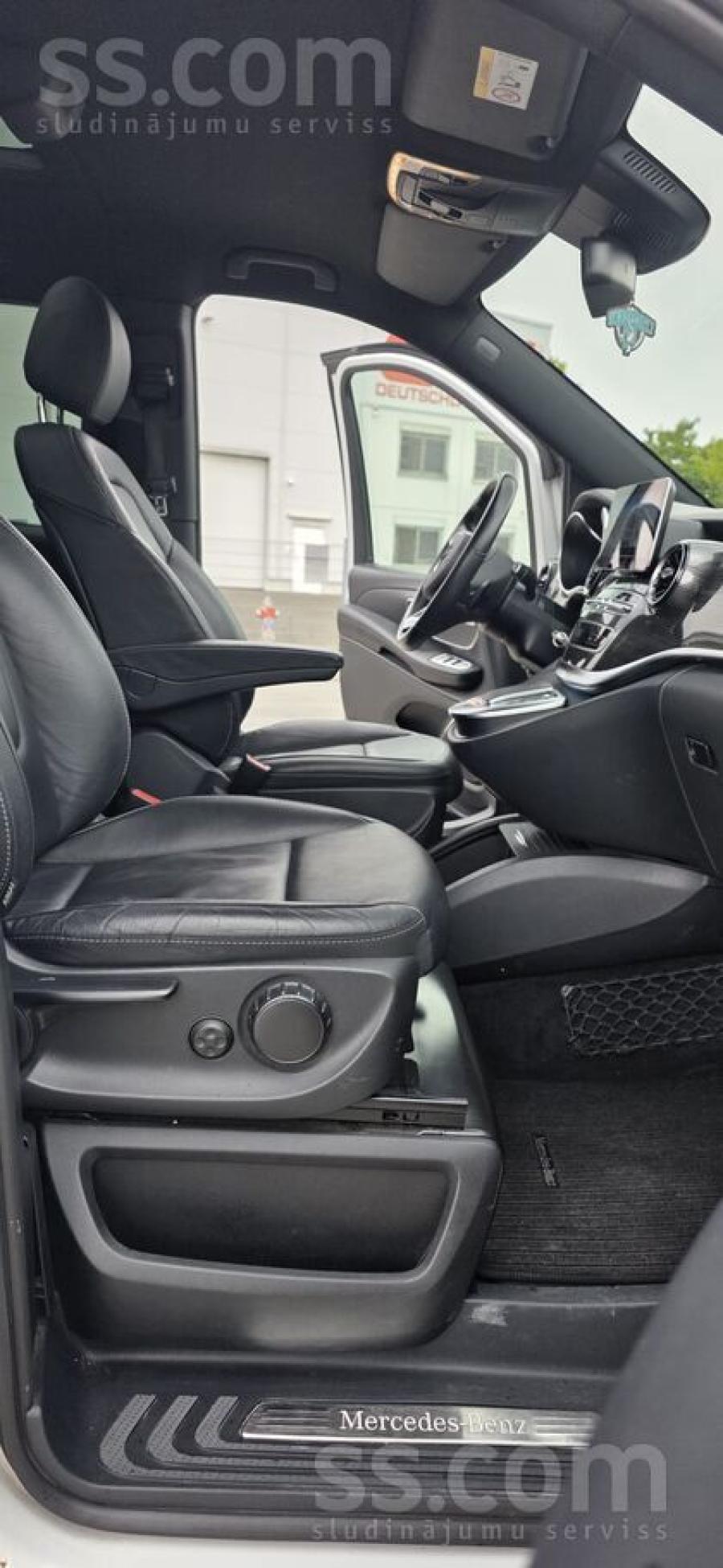 White Mercedes-Benz Vito V220 2022 in Riga, with an engine capacity of 2.00 L and mileage of 103 thousand km for 44900 €, photo 14 on AUTOMOTO.COM.LV