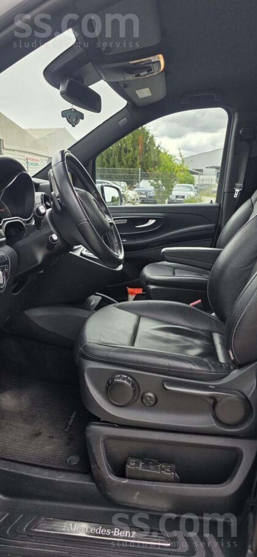 White Mercedes-Benz Vito V220 2022 in Riga, with an engine capacity of 2.00 L and mileage of 103 thousand km for 44900 €, photo 16 on AUTOMOTO.COM.LV