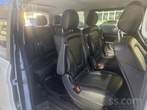 White Mercedes-Benz Vito V220 2018 in Riga, with an engine capacity of 2.20 L and mileage of 60 thousand km for 37500 €, photo 10 on AUTOMOTO.COM.LV