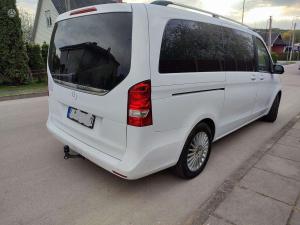 White Mercedes-Benz Vito V220 2018 in Alytus, with an engine capacity of 2.14 L and mileage of 324 thousand km for 24950 €, photo 4 on AUTOMOTO.COM.LV