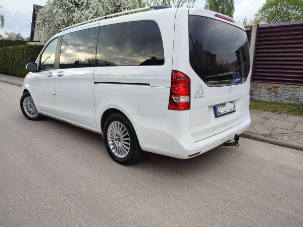 White Mercedes-Benz Vito V220 2018 in Alytus, with an engine capacity of 2.14 L and mileage of 324 thousand km for 24950 €, photo 4 on AUTOMOTO.COM.LV