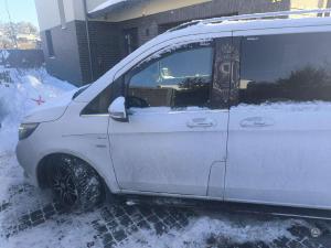 White Mercedes-Benz Vito V220 2019 in Vilnius, with an engine capacity of 2.14 L and mileage of 231 thousand km for 36300 €, photo 3 on AUTOMOTO.COM.LV