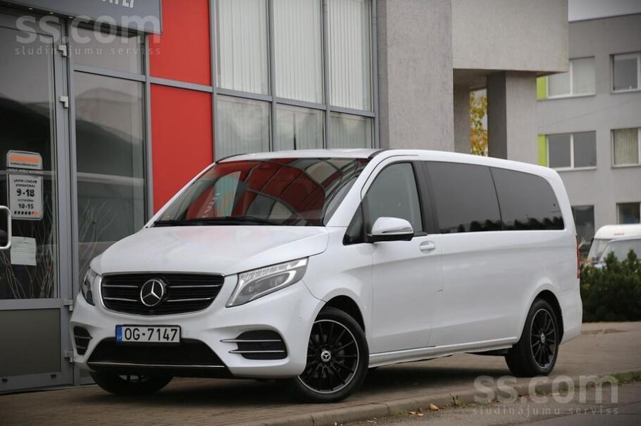 Белый Мерседес Vito V220 2019 в Рига, объемом двигателя 2.20 л и пробегом 1 тыс. км за 18995 €, фото 1 на AUTOMOTO.COM.LV