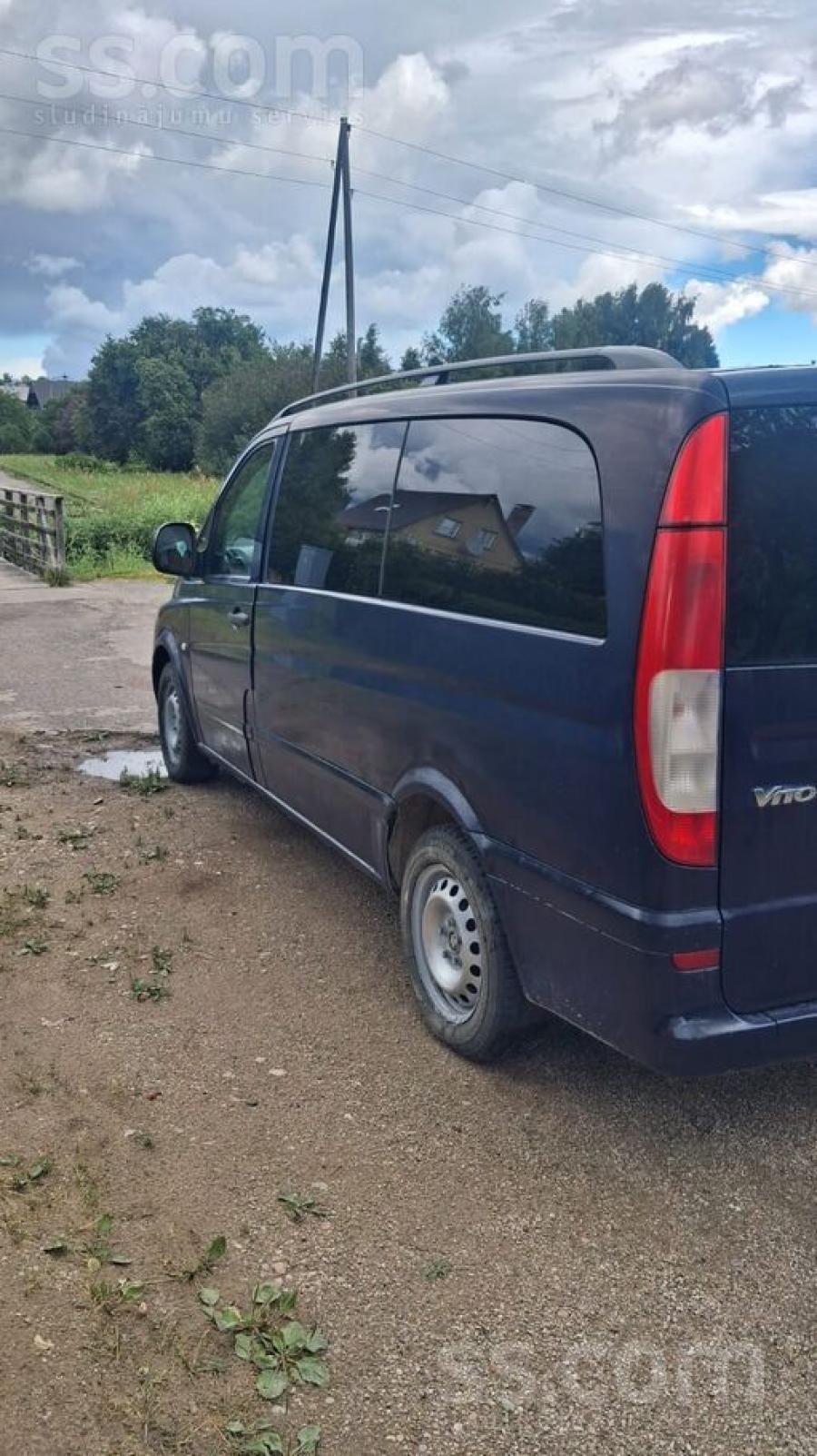 Violet Mercedes-Benz Vito 2009 in Jelgava, with an engine capacity of 2.10 L and mileage of 369 thousand km for 1200 €, photo 4 on AUTOMOTO.COM.LV