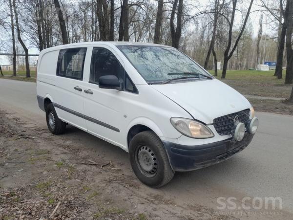 Белый Мерседес Вито 2010 в Рига, объемом двигателя 2.20 л и пробегом 185 тыс. км за 1650 €, фото 3 на AUTOMOTO.COM.LV
