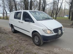 White Mercedes-Benz Vito 2010 in Riga, with an engine capacity of 2.20 L and mileage of 185 thousand km for 1650 €, photo 4 on AUTOMOTO.COM.LV