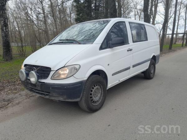 Белый Мерседес Вито 2010 в Рига, объемом двигателя 2.20 л и пробегом 185 тыс. км за 1650 €, фото 10 на AUTOMOTO.COM.LV