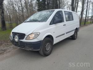 White Mercedes-Benz Vito 2010 in Riga, with an engine capacity of 2.20 L and mileage of 185 thousand km for 1650 €, photo 11 on AUTOMOTO.COM.LV