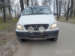 White Mercedes-Benz Vito 2010 in Riga, with an engine capacity of 2.20 L and mileage of 185 thousand km for 1650 €, photo 12 on AUTOMOTO.COM.LV