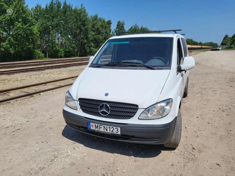 Белый Мерседес Вито 2004 в Алитус, объемом двигателя 0.00 л и пробегом 240 тыс. км за 3850 €, фото 1 на AUTOMOTO.COM.LV