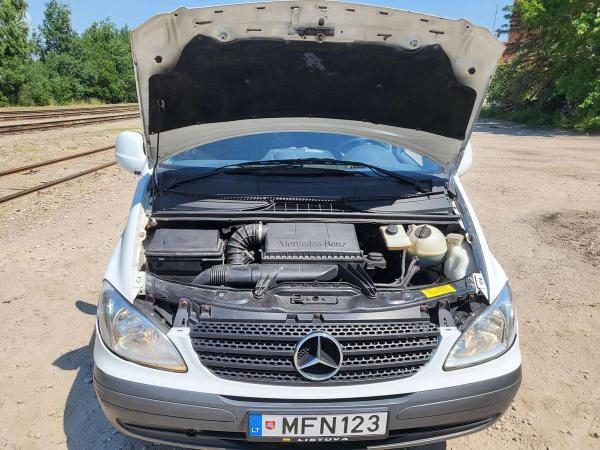 White Mercedes-Benz Vito 2004 in Alytus, with an engine capacity of 0.00 L and mileage of 240 thousand km for 3850 €, photo 6 on AUTOMOTO.COM.LV