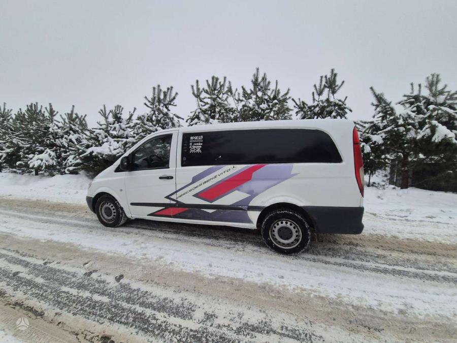 Balts Mercedes-Benz Vito 2005 Viļņa, ar dzinēja tilpumu 0.00 L un nobraukumu 320 tūkst. km par 1700 €, foto 4 vietnē AUTOMOTO.COM.LV