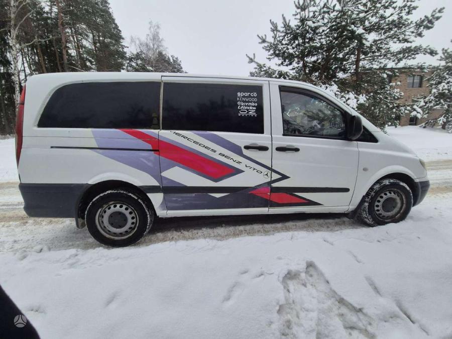 Balts Mercedes-Benz Vito 2005 Viļņa, ar dzinēja tilpumu 0.00 L un nobraukumu 320 tūkst. km par 1700 €, foto 8 vietnē AUTOMOTO.COM.LV