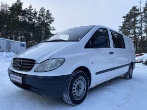 White Mercedes-Benz Vito 2005 in Jonava, with an engine capacity of 2.14 L and mileage of 469 thousand km for 2450 €, photo 3 on AUTOMOTO.COM.LV