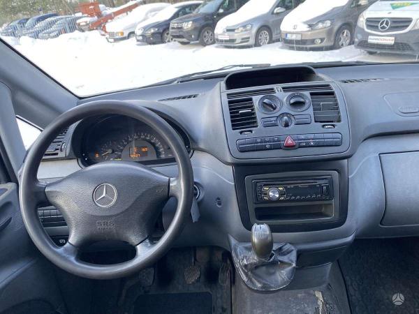 White Mercedes-Benz Vito 2005 in Jonava, with an engine capacity of 2.14 L and mileage of 469 thousand km for 2450 €, photo 10 on AUTOMOTO.COM.LV