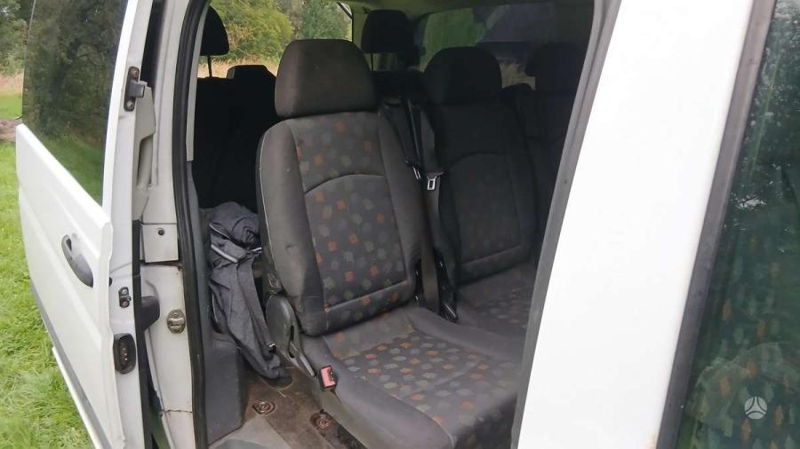 Balts Mercedes-Benz Vito 2005 Kauņa, ar dzinēja tilpumu 2.20 L un nobraukumu 420 tūkst. km par 1750 €, foto 10 vietnē AUTOMOTO.COM.LV