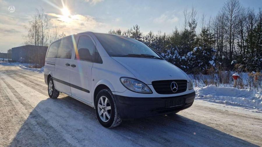 Balts Mercedes-Benz Vito 2006 Viļņa, ar dzinēja tilpumu 2.19 L un nobraukumu 293 tūkst. km par 4450 €, foto 1 vietnē AUTOMOTO.COM.LV