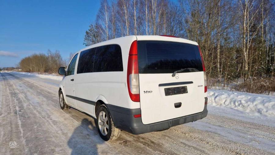 Balts Mercedes-Benz Vito 2006 Viļņa, ar dzinēja tilpumu 2.19 L un nobraukumu 293 tūkst. km par 4450 €, foto 5 vietnē AUTOMOTO.COM.LV