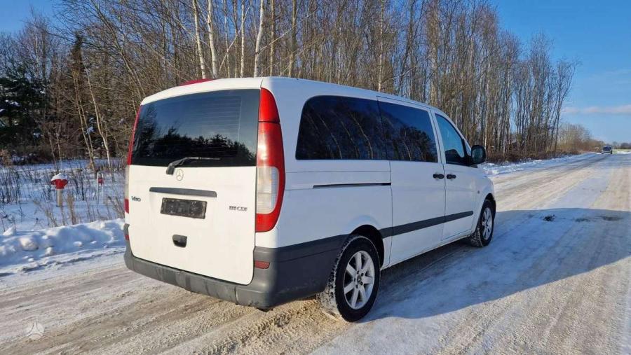Balts Mercedes-Benz Vito 2006 Viļņa, ar dzinēja tilpumu 2.19 L un nobraukumu 293 tūkst. km par 4450 €, foto 6 vietnē AUTOMOTO.COM.LV