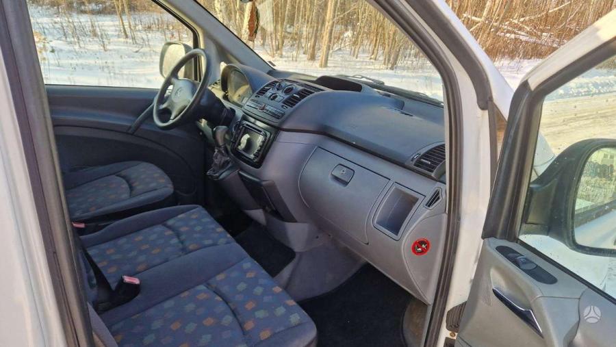 Balts Mercedes-Benz Vito 2006 Viļņa, ar dzinēja tilpumu 2.19 L un nobraukumu 293 tūkst. km par 4450 €, foto 8 vietnē AUTOMOTO.COM.LV