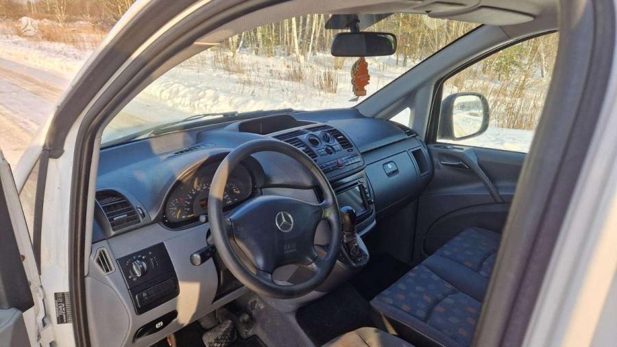Balts Mercedes-Benz Vito 2006 Viļņa, ar dzinēja tilpumu 2.19 L un nobraukumu 293 tūkst. km par 4450 €, foto 9 vietnē AUTOMOTO.COM.LV