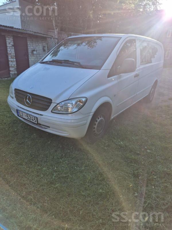 Balts Mercedes-Benz Vito 2007 Liepāja, ar dzinēja tilpumu 2.20 L un nobraukumu 266 tūkst. km par 3300 €, foto 1 vietnē AUTOMOTO.COM.LV