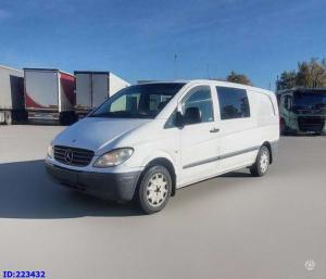White Mercedes-Benz Vito 2008 in Vilnius, with an engine capacity of 2.15 L and mileage of 338 thousand km for 4780 €, photo  on AUTOMOTO.COM.LV