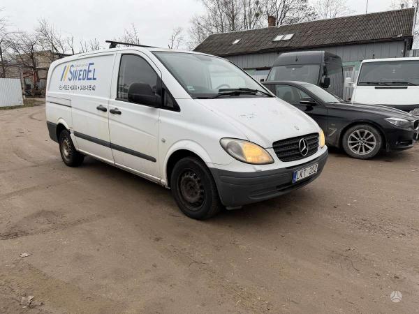 White Mercedes-Benz Vito 2008 in Kaunas, with an engine capacity of 2.20 L and mileage of 301 thousand km for 1950 €, photo 3 on AUTOMOTO.COM.LV