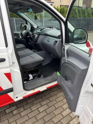 White Mercedes-Benz Vito 2008 in Klaipeda, with an engine capacity of 2.20 L and mileage of 347 thousand km for 3999 €, photo  on AUTOMOTO.COM.LV