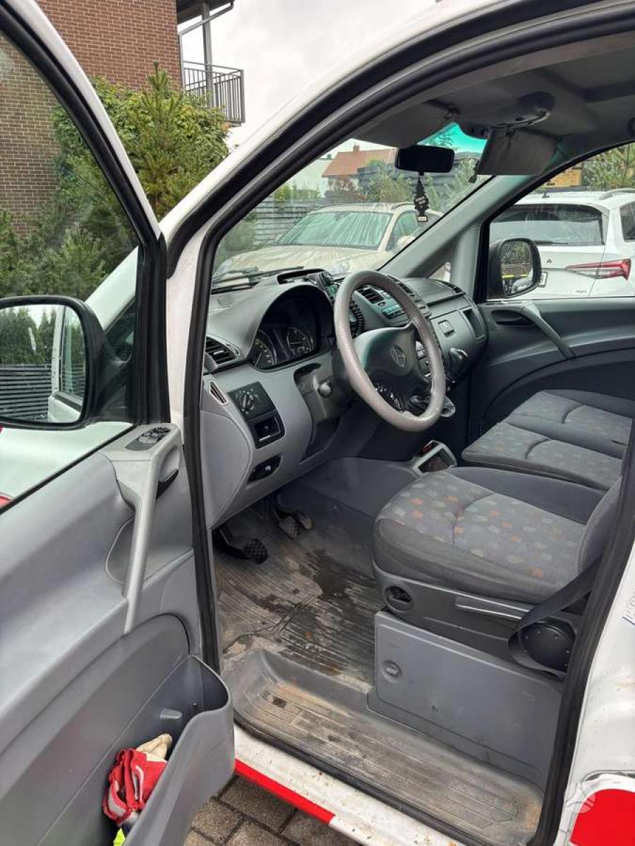 Balts Mercedes-Benz Vito 2008 Klaipėda, ar dzinēja tilpumu 2.20 L un nobraukumu 347 tūkst. km par 3999 €, foto 14 vietnē AUTOMOTO.COM.LV