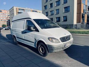 White Mercedes-Benz Vito 2008 in Vilnius, with an engine capacity of 2.20 L and mileage of 376 thousand km for 1550 €, photo  on AUTOMOTO.COM.LV