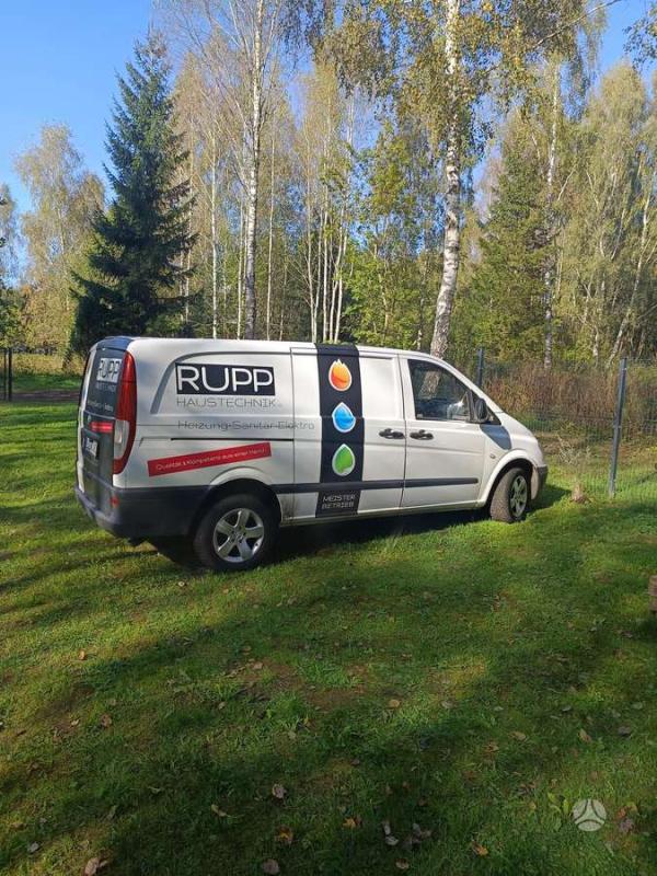White Mercedes-Benz Vito 2008 in Vilnius, with an engine capacity of 2.20 L and mileage of 435 thousand km for 3500 €, photo 3 on AUTOMOTO.COM.LV