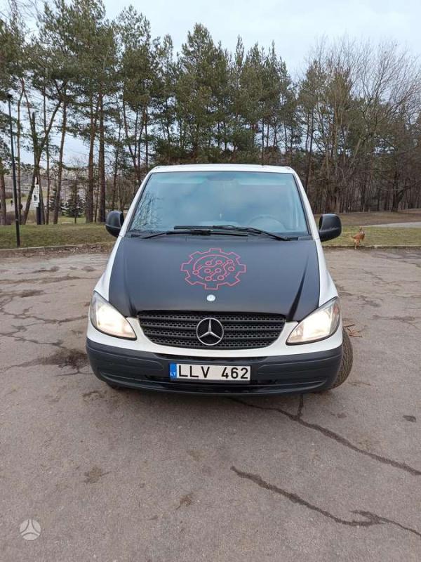 White Mercedes-Benz Vito 2008 in Vilnius, with an engine capacity of 2.20 L and mileage of 435 thousand km for 3500 €, photo 5 on AUTOMOTO.COM.LV