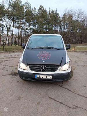 White Mercedes-Benz Vito 2008 in Vilnius, with an engine capacity of 2.20 L and mileage of 435 thousand km for 3500 €, photo 5 on AUTOMOTO.COM.LV