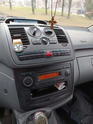 White Mercedes-Benz Vito 2008 in Vilnius, with an engine capacity of 2.20 L and mileage of 435 thousand km for 3500 €, photo 8 on AUTOMOTO.COM.LV