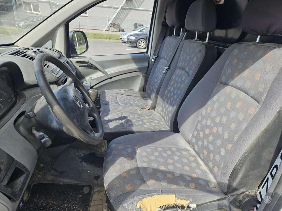 Balts Mercedes-Benz Vito 2009 Viļņa, ar dzinēja tilpumu 2.15 L un nobraukumu 206 tūkst. km par 2660 €, foto 10 vietnē AUTOMOTO.COM.LV
