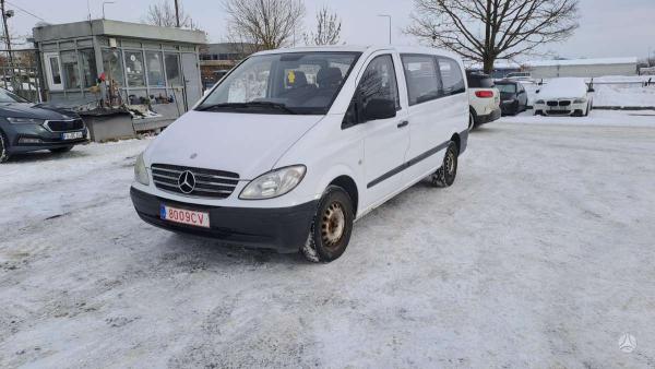 White Mercedes-Benz Vito 2010 in Kedainiai, with an engine capacity of 2.20 L and mileage of 381 thousand km for 6500 €, photo 1 on AUTOMOTO.COM.LV