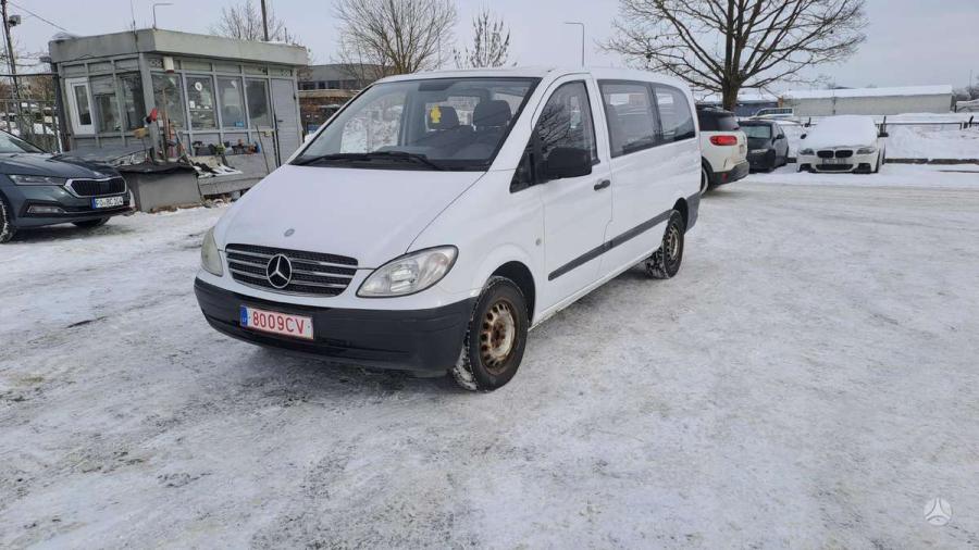 White Mercedes-Benz Vito 2010 in Kedainiai, with an engine capacity of 2.20 L and mileage of 381 thousand km for 6500 €, photo 1 on AUTOMOTO.COM.LV