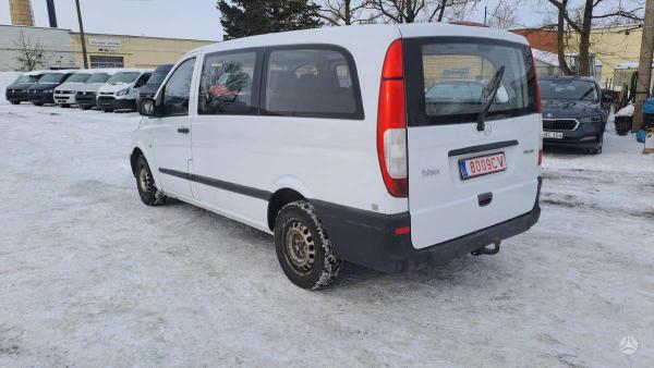 White Mercedes-Benz Vito 2010 in Kedainiai, with an engine capacity of 2.20 L and mileage of 381 thousand km for 6500 €, photo 3 on AUTOMOTO.COM.LV