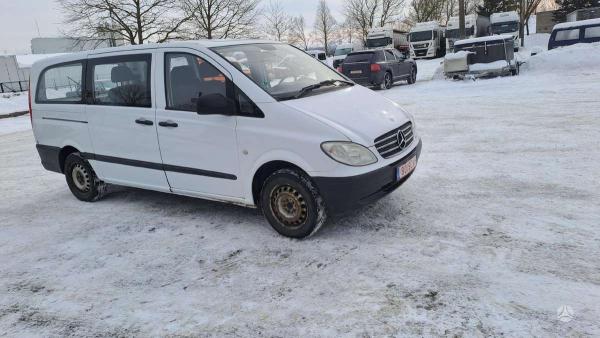 White Mercedes-Benz Vito 2010 in Kedainiai, with an engine capacity of 2.20 L and mileage of 381 thousand km for 6500 €, photo 4 on AUTOMOTO.COM.LV