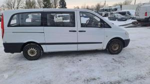 White Mercedes-Benz Vito 2010 in Kedainiai, with an engine capacity of 2.20 L and mileage of 381 thousand km for 6500 €, photo 5 on AUTOMOTO.COM.LV