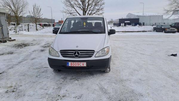 White Mercedes-Benz Vito 2010 in Kedainiai, with an engine capacity of 2.20 L and mileage of 381 thousand km for 6500 €, photo 9 on AUTOMOTO.COM.LV