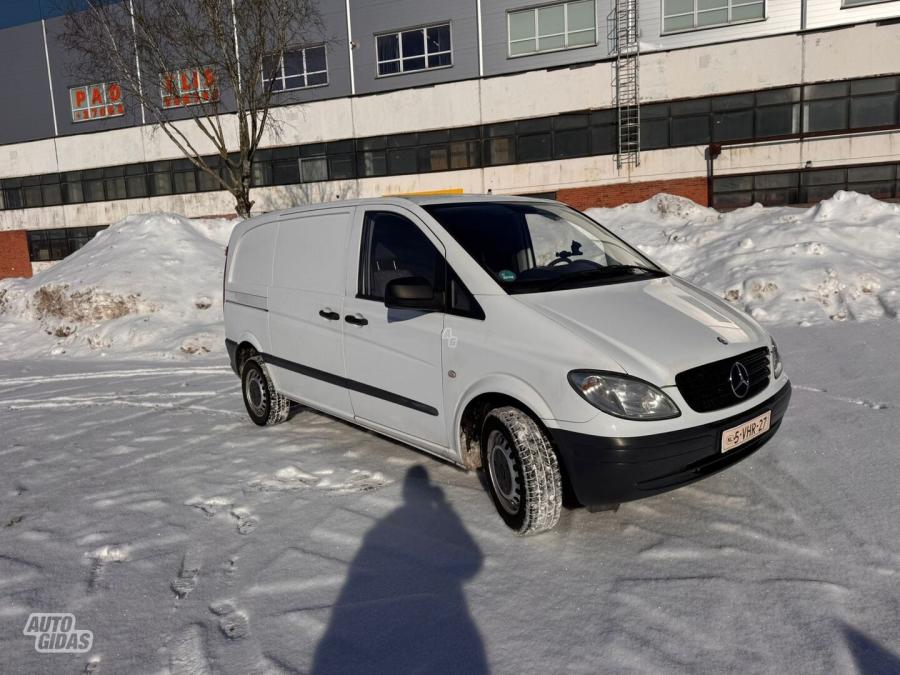 White Mercedes-Benz Vito 2010 in Panevezys, with an engine capacity of 2.10 L and mileage of 260 thousand km for 4200 €, photo 1 on AUTOMOTO.COM.LV