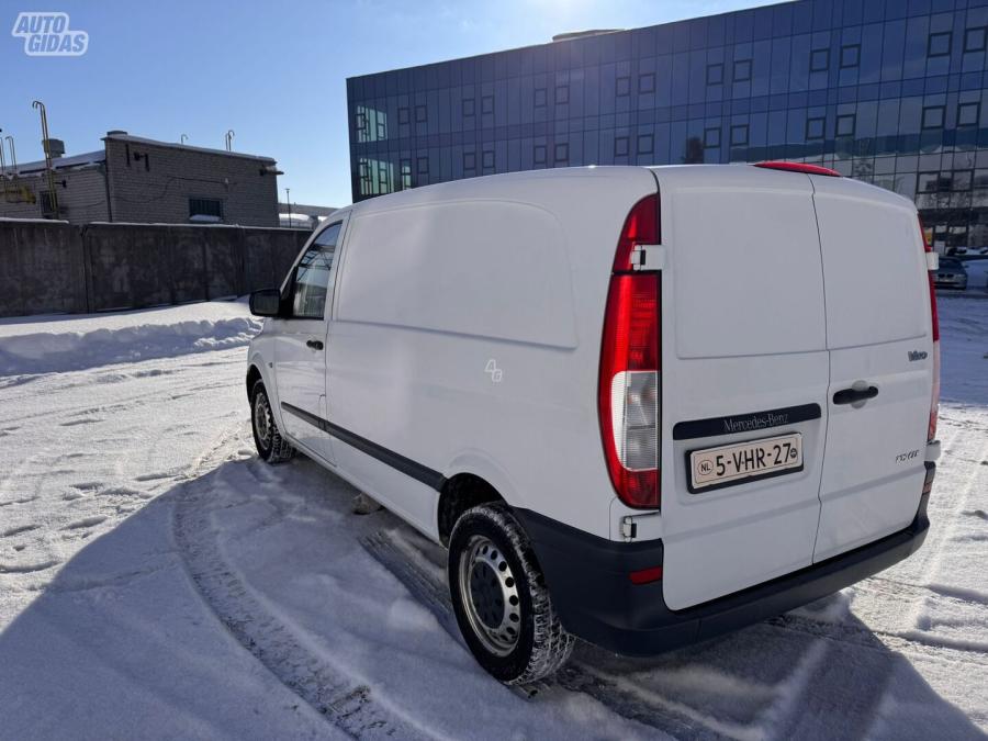 White Mercedes-Benz Vito 2010 in Panevezys, with an engine capacity of 2.10 L and mileage of 260 thousand km for 4200 €, photo 5 on AUTOMOTO.COM.LV