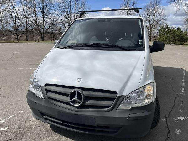 White Mercedes-Benz Vito 2011 in Taurage, with an engine capacity of 2.20 L and mileage of 265 thousand km for 4800 €, photo 3 on AUTOMOTO.COM.LV