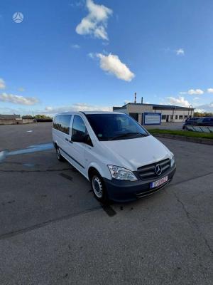 White Mercedes-Benz Vito 2011 in Panevezys, with an engine capacity of 2.10 L and mileage of 309 thousand km for 7900 €, photo 3 on AUTOMOTO.COM.LV