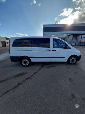 White Mercedes-Benz Vito 2011 in Panevezys, with an engine capacity of 2.10 L and mileage of 309 thousand km for 7900 €, photo 5 on AUTOMOTO.COM.LV