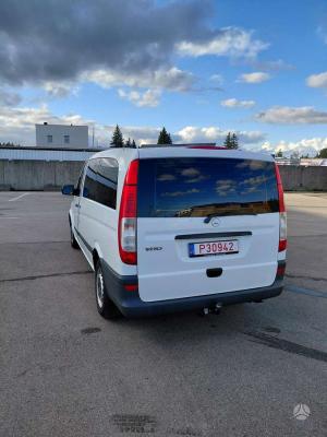 White Mercedes-Benz Vito 2011 in Panevezys, with an engine capacity of 2.10 L and mileage of 309 thousand km for 7900 €, photo 7 on AUTOMOTO.COM.LV